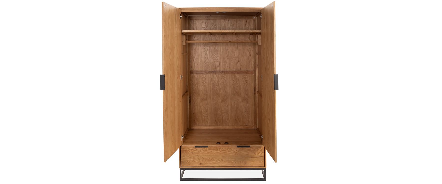 Isla Wooden 2 Door Wardrobe